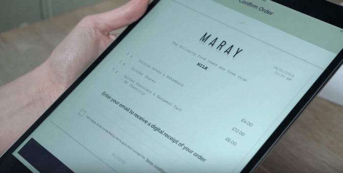 Menu Allergens - MARAY Restaurant